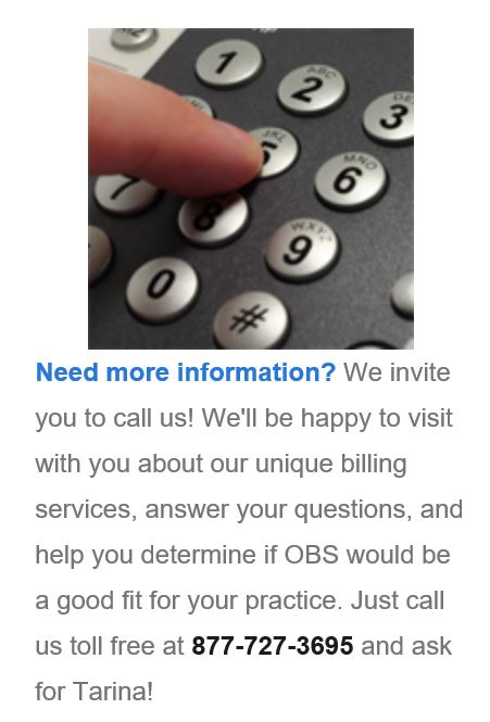 Contact info | Optometric Billing Solutions